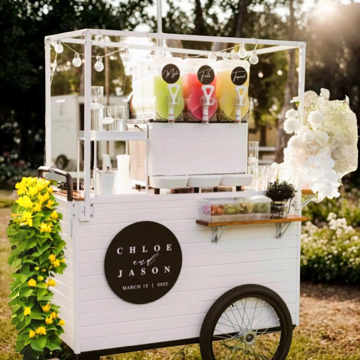 Mobile Beverage & Service Carts for Events | Bryant’s Woodwork ...
