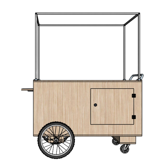 Wedding and Special Occasions Food and Catering Cart – bryantswoodwork